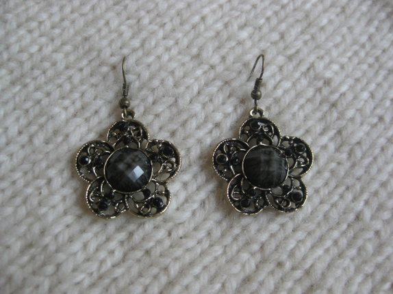 Sorte øredobber, blomst - Epla