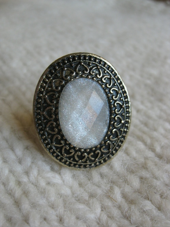 Retro ring, hvit - Epla