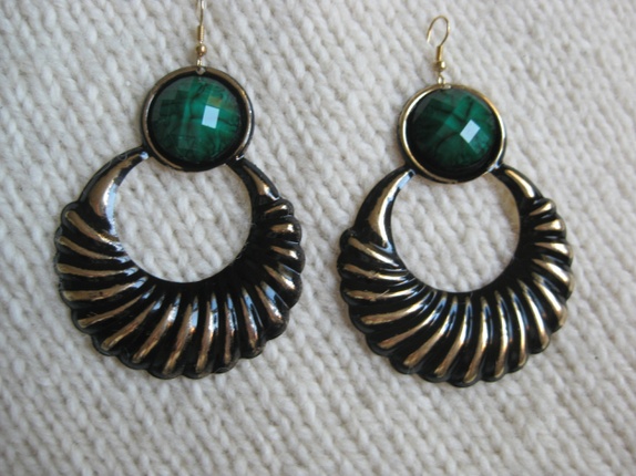 Store retro øredobber. - Epla