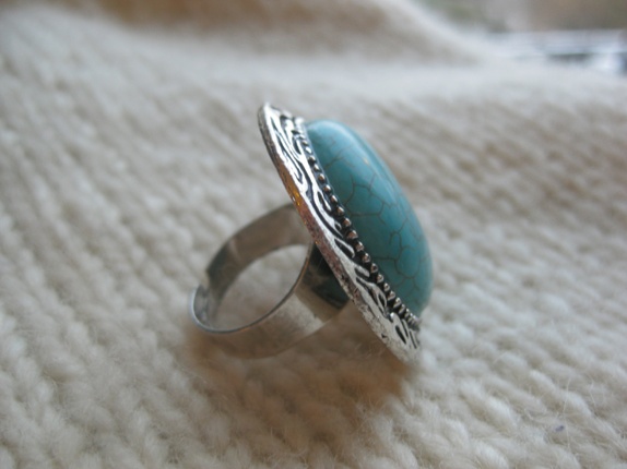 Ring med turkis stein - Epla