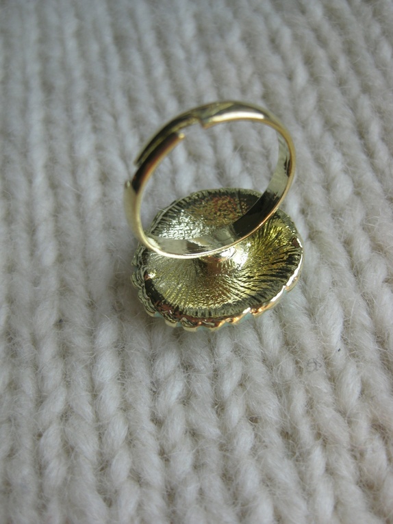 "Mint green" retro ring - Epla