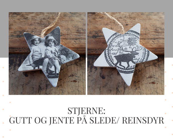 Stjerner i treverk - Epla