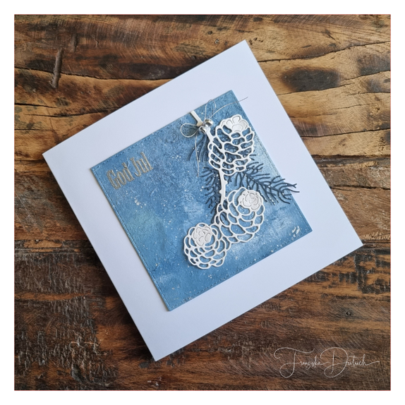 Kunstkort "God Jul" - Epla