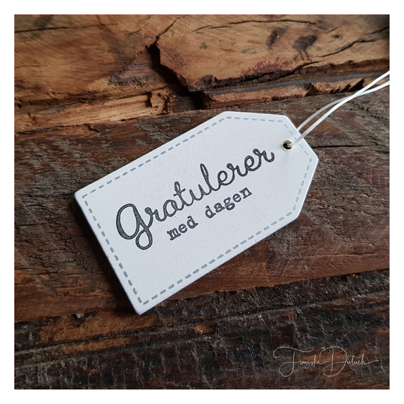 Små gavelapper med tema: "Gratulerer" - Epla