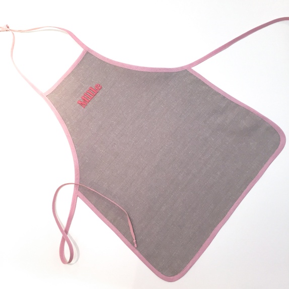 Barneforkle med navn - Rosa - Epla