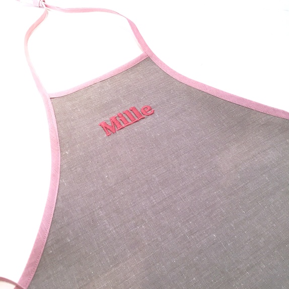 Barneforkle med navn - Rosa - Epla