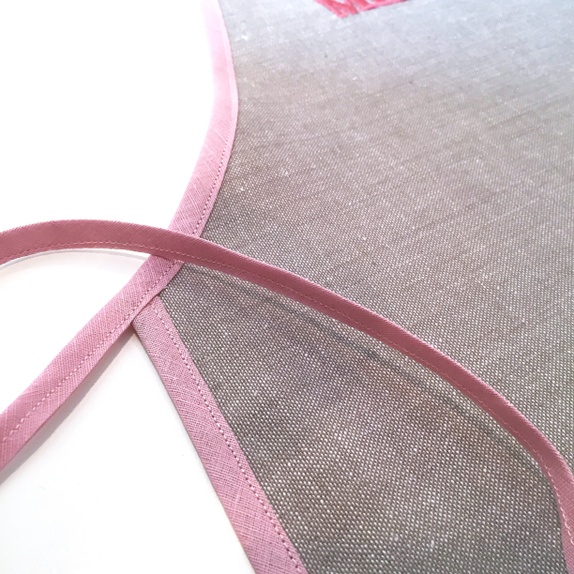 Barneforkle med navn - Rosa - Epla