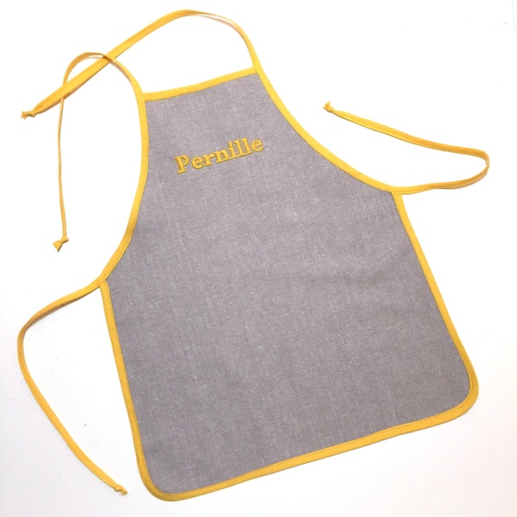 Barneforkle med navn, blått - Epla