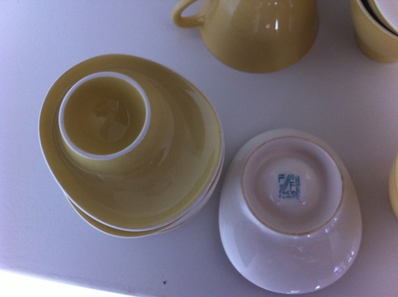 Figgjo servise i strågult - Epla