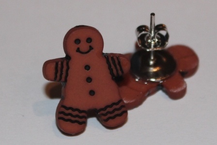 Pepperkakemann øredobber - Epla