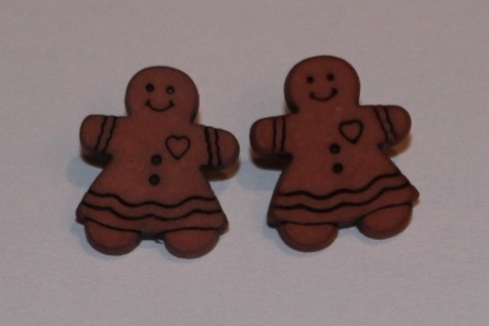 Pepperkakemann øredobber - Epla