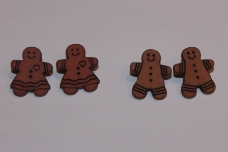 Pepperkakemann øredobber - Epla