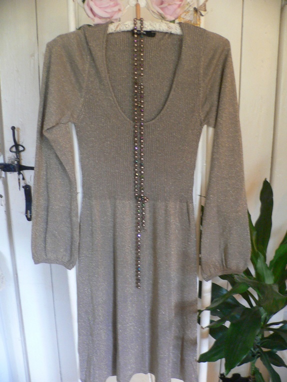 Stilig kjole m.lurex. - Epla