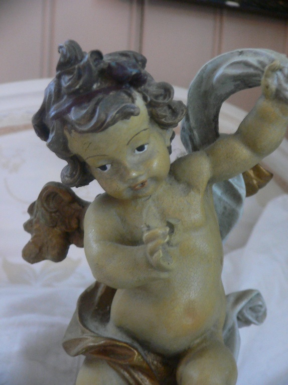 Vakker vintage engel 16 cm høy NY PRIS - Epla