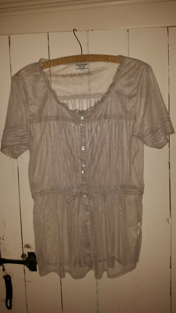 Beige sommerlig bluse/ tunika fra Noa noa str L - Epla