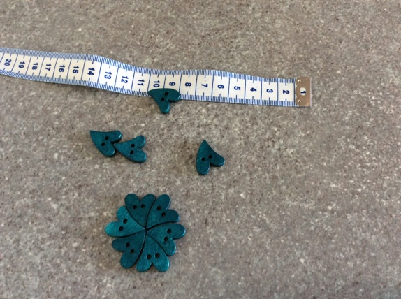 *Hjerteknapper i tre - Epla