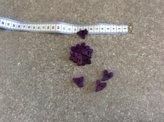 *Hjerteknapper i tre - Epla