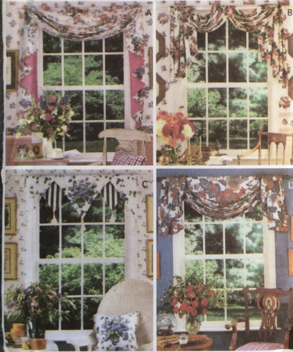 Mønster på gardiner - Epla