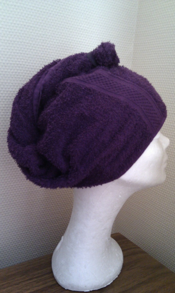 Frottè-turban.DYP LILLA. - Epla