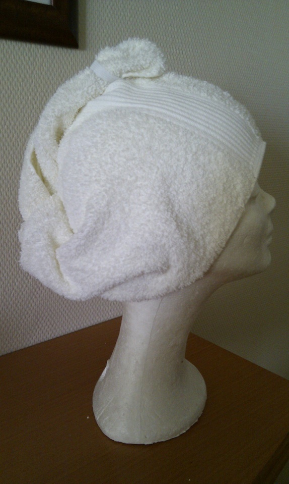 Frottè-turban.HVIT - Epla