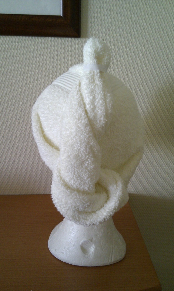 Frottè-turban.HVIT - Epla