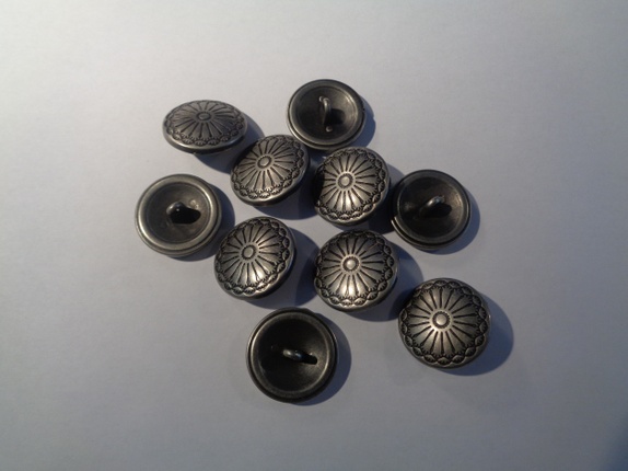 Store Knapper til kofte med blomst - Epla