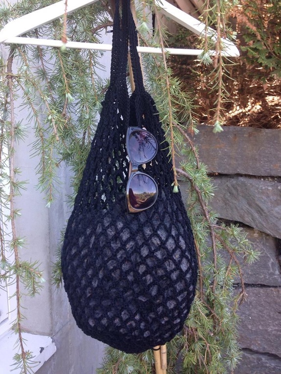 BESTILLINGSVARE - Heklet handlenett- spar naturen for plast - lysgrå - Epla