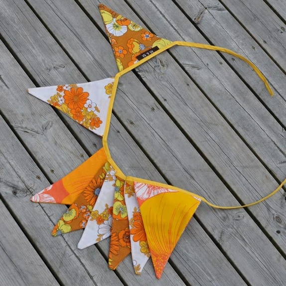 Gul vimpel. FRI FRAKT - Epla