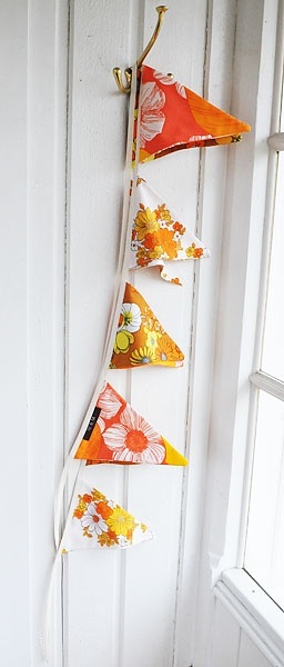 Vimpel. Retrooransje. - Epla