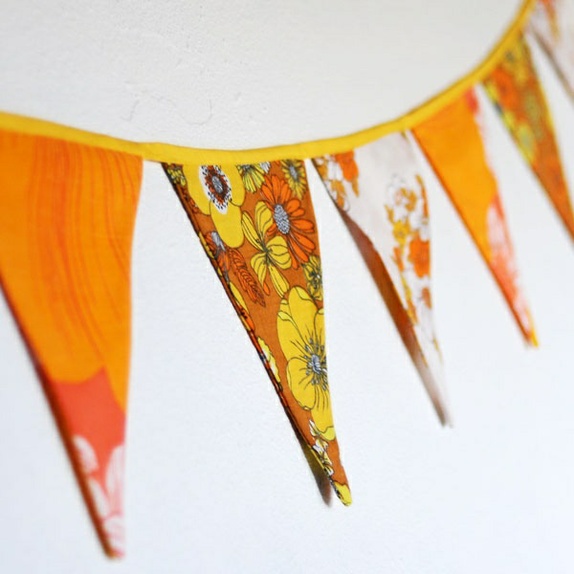 Vimpel. Retrooransje. - Epla