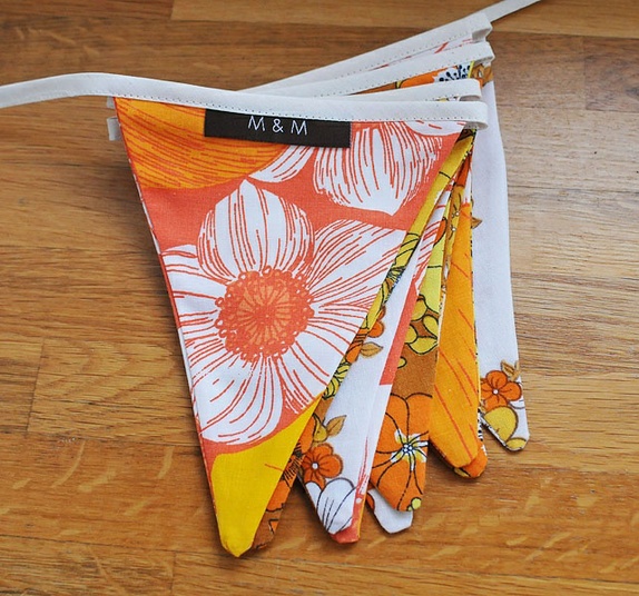 Vimpel. Retrooransje. - Epla