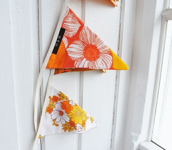 Vimpel. Retrooransje. - Epla