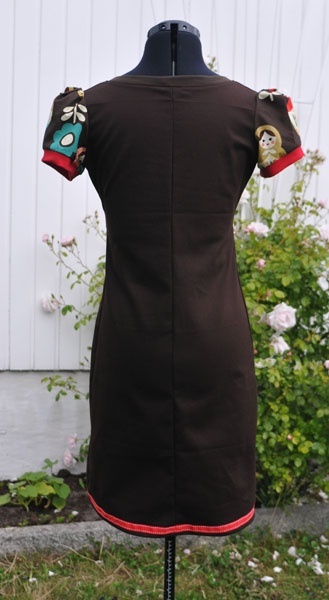 Bente. Twill kjole med stretch. Str. 38. - Epla