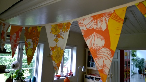 Vimpel. Gult. - Epla