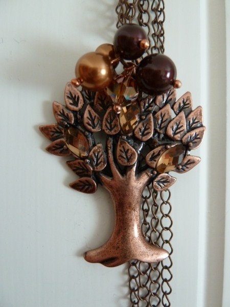 SALG ! Livets tre.Langt smykke - Epla