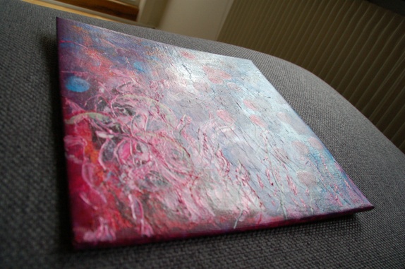 Akrylmaleri "Purple Spring" - Epla