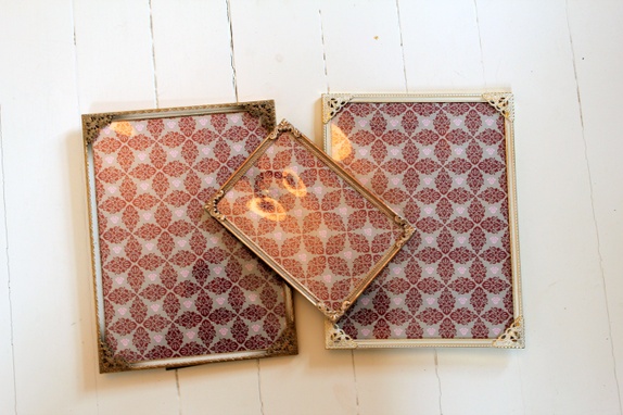 OPPHØRSSALG! Tre rammer med buet glass - Epla