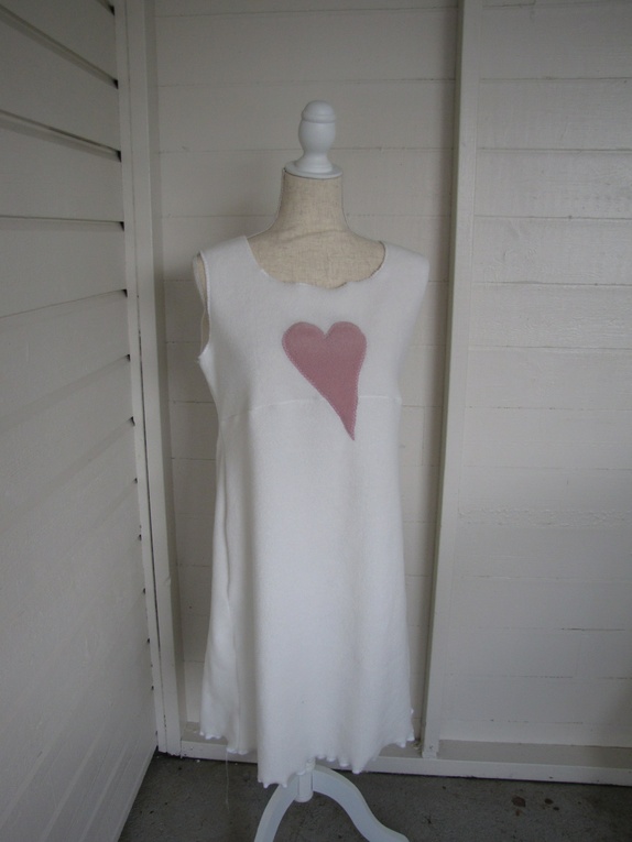 Salg! Hvit spencerkjole str. 42/44 - Epla