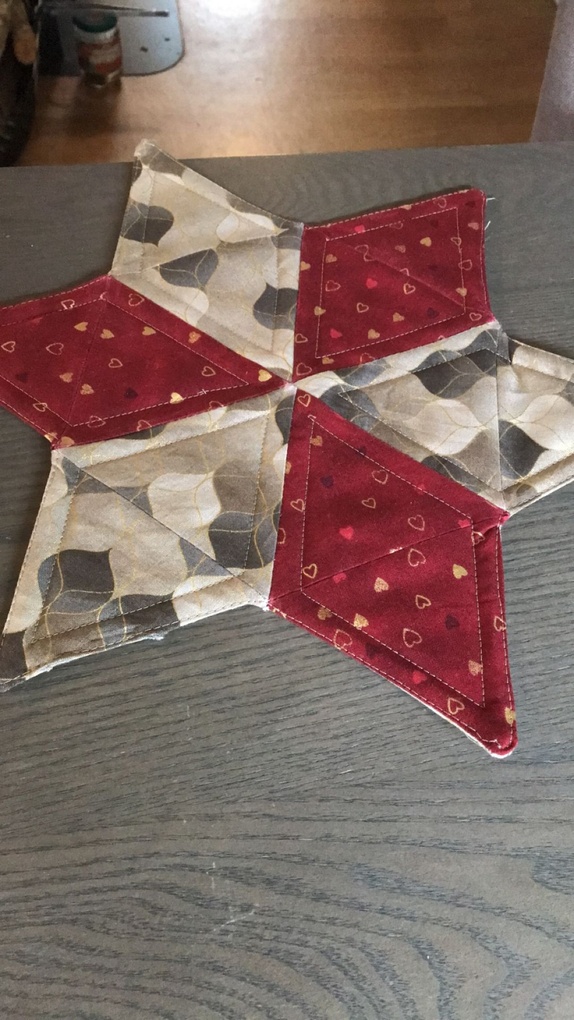 Sydde julebrikker i stjerneform. - Epla