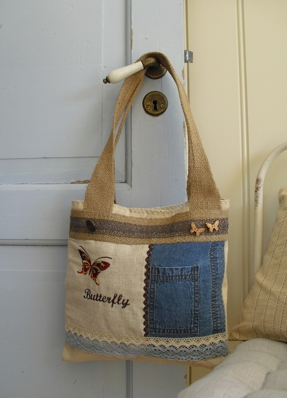 Butterfly - Skulder Veske - Epla