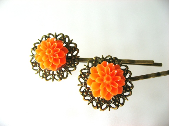 Blomsterspenner, orange - Epla